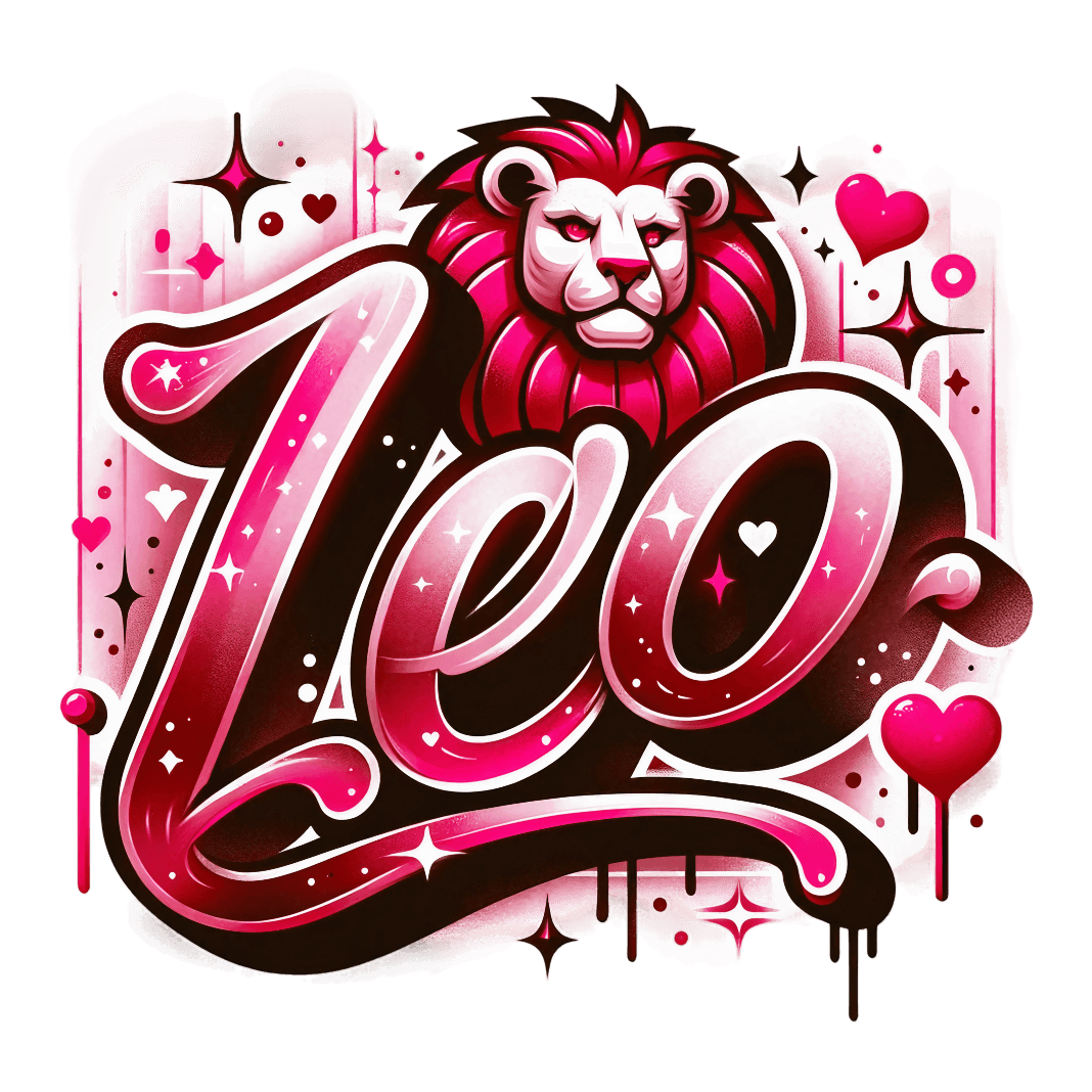 Leo 1 Red Zodiac DTF (direct-to-film) Transfer – Twisted Image Transfers
