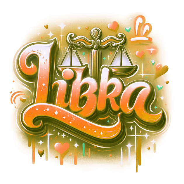 Libra 1 Orange ZodiacDTF (direct-to-film) Transfer – Twisted Image ...