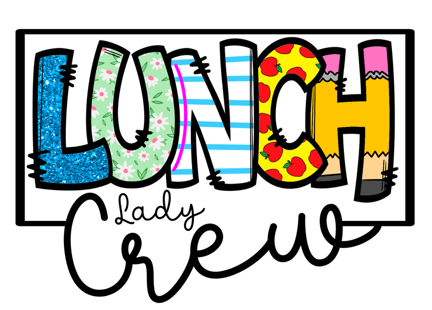 Lunch Lady Crew DTF (direct-to-film) Transfer – Twisted Image Transfers