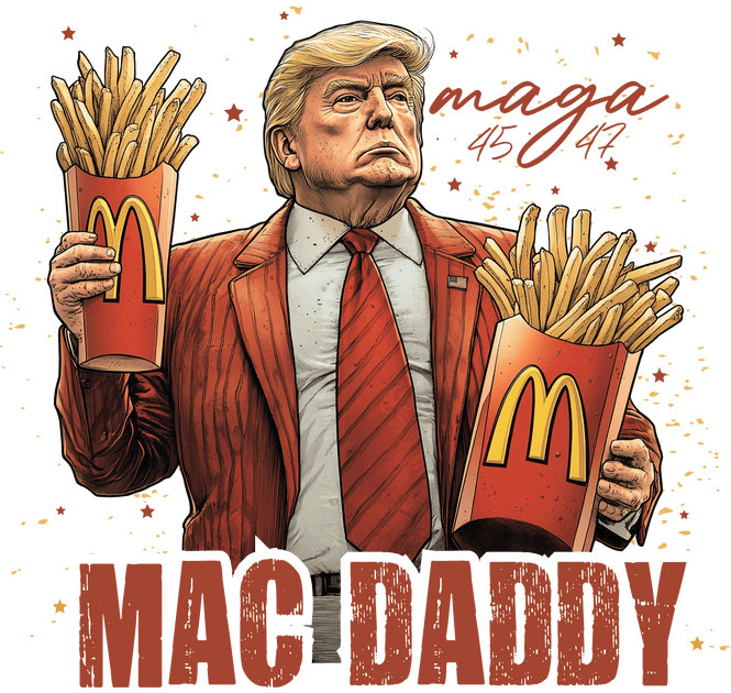 Mac Daddy Maga & Fries DTF (direct-to-film) Transfer – Twisted Image ...