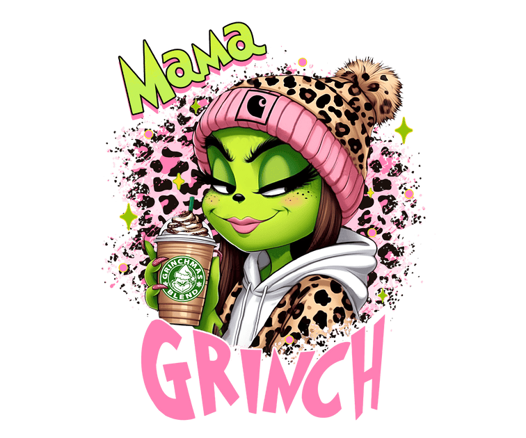 Mama G with Coffee 2 DTF (direct-to-film) Transfer – Twisted Image ...