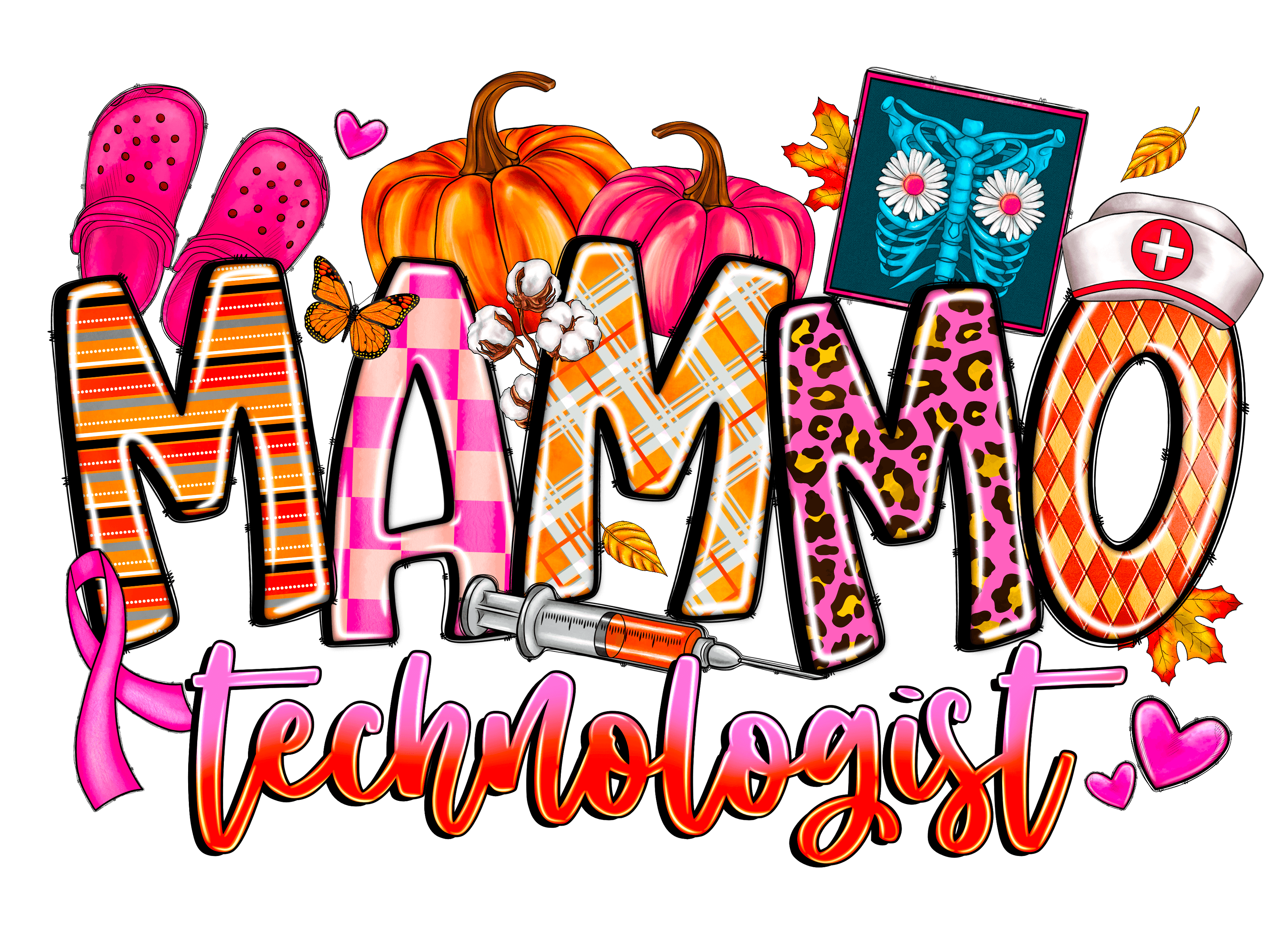 Mammo Technologist DTF (direct-to-film) Transfer – Twisted Image Transfers