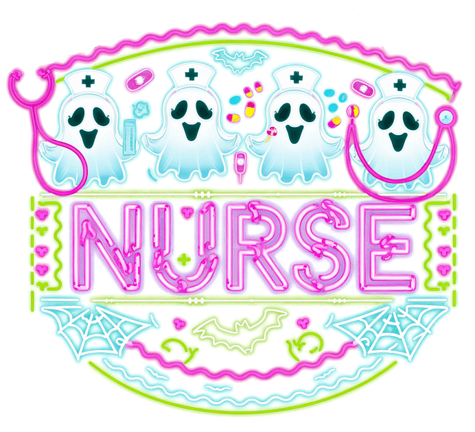 Nurse & Ghosts DTF (direct-to-film) Transfer – Twisted Image Transfers