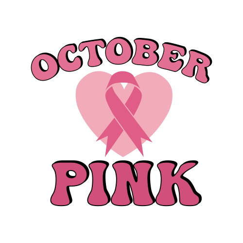 October Pink Retro -01 DTF (direct-to-film) Transfer – Twisted Image ...