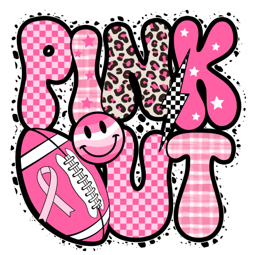 Pink Out DTF (direct-to-film) Transfer – Twisted Image Transfers