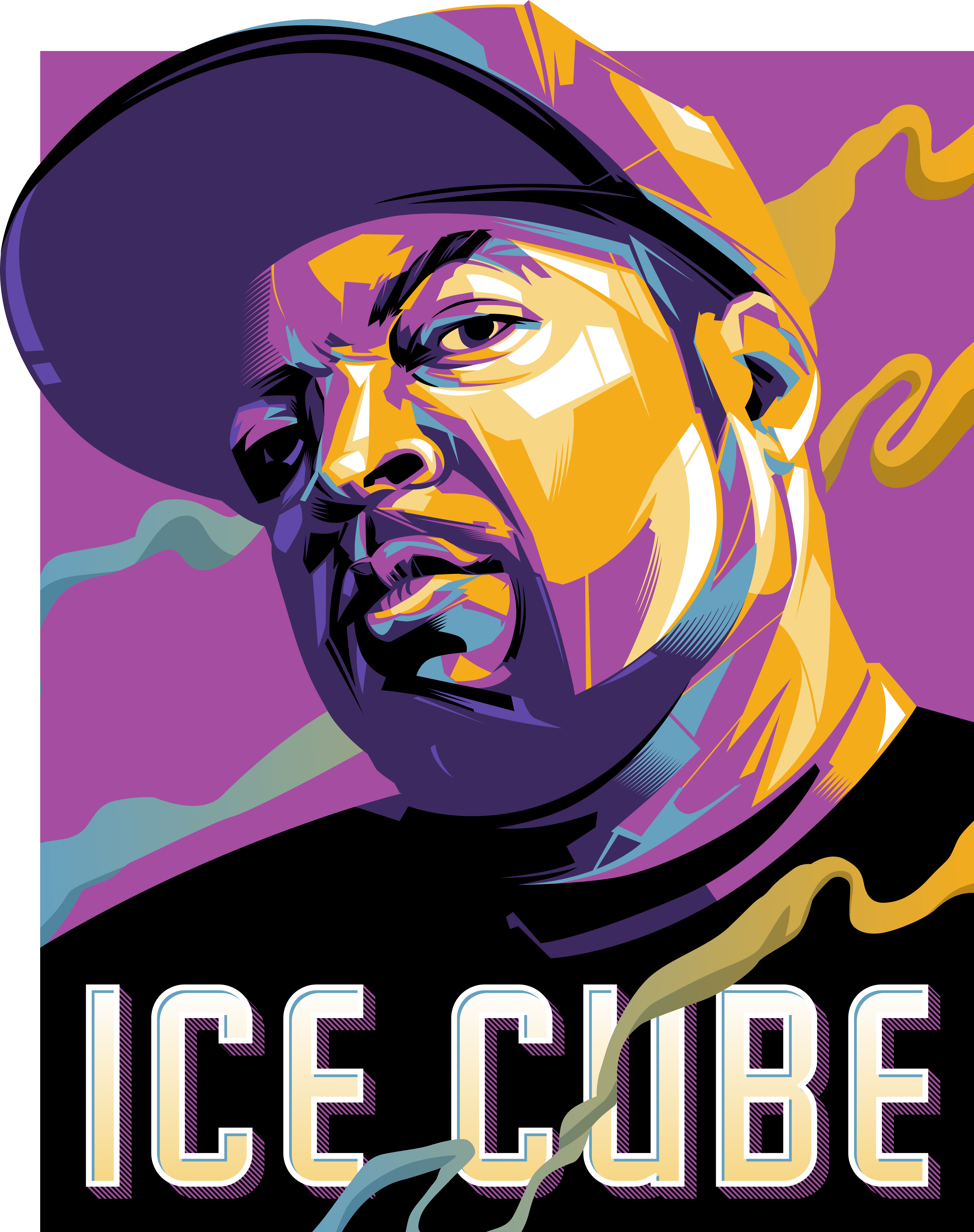Purple Ice Cube Image DTF (direct-to-film) – Twisted Image Transfers