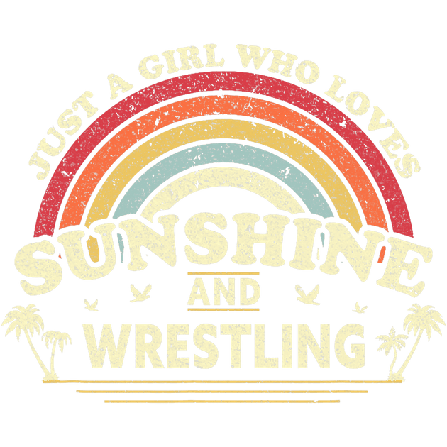 Rainbow Sunshine and Wrestling DTF (direct-to-film) Transfer – Twisted ...