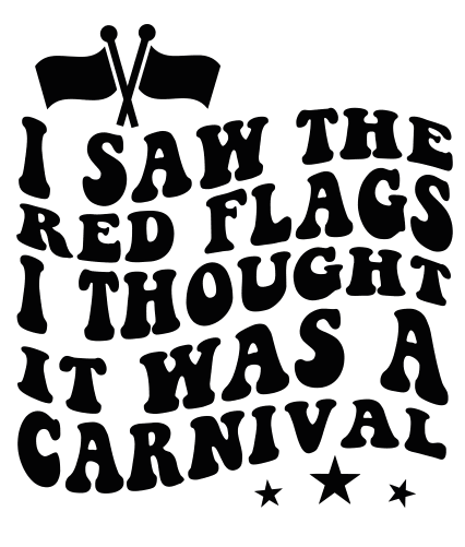 Red Flags DTF (direct-to-film) Transfer – Twisted Image Transfers