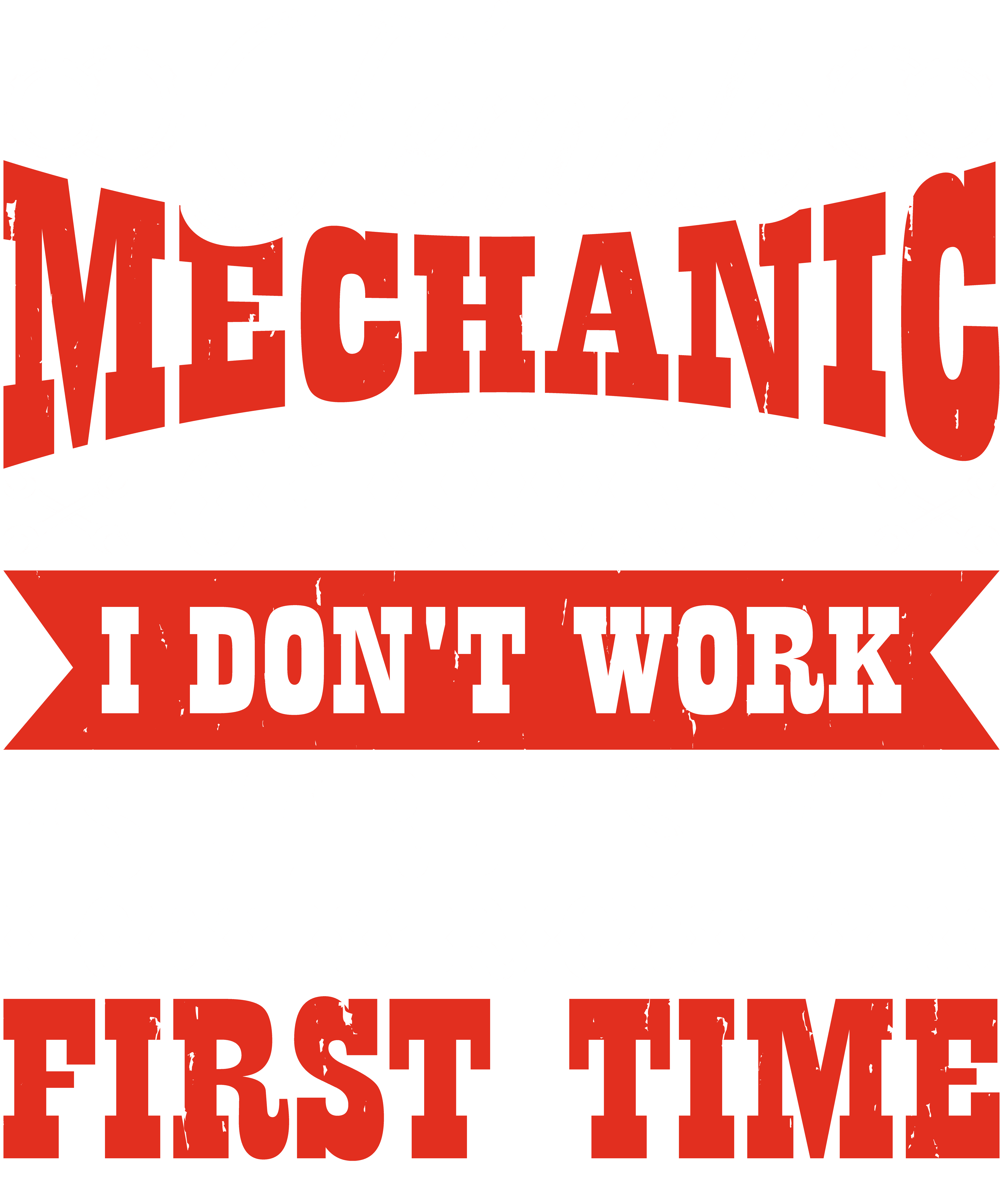 Red Mechanic First Time DTF (direct-to-film) Transfer – Twisted Image ...