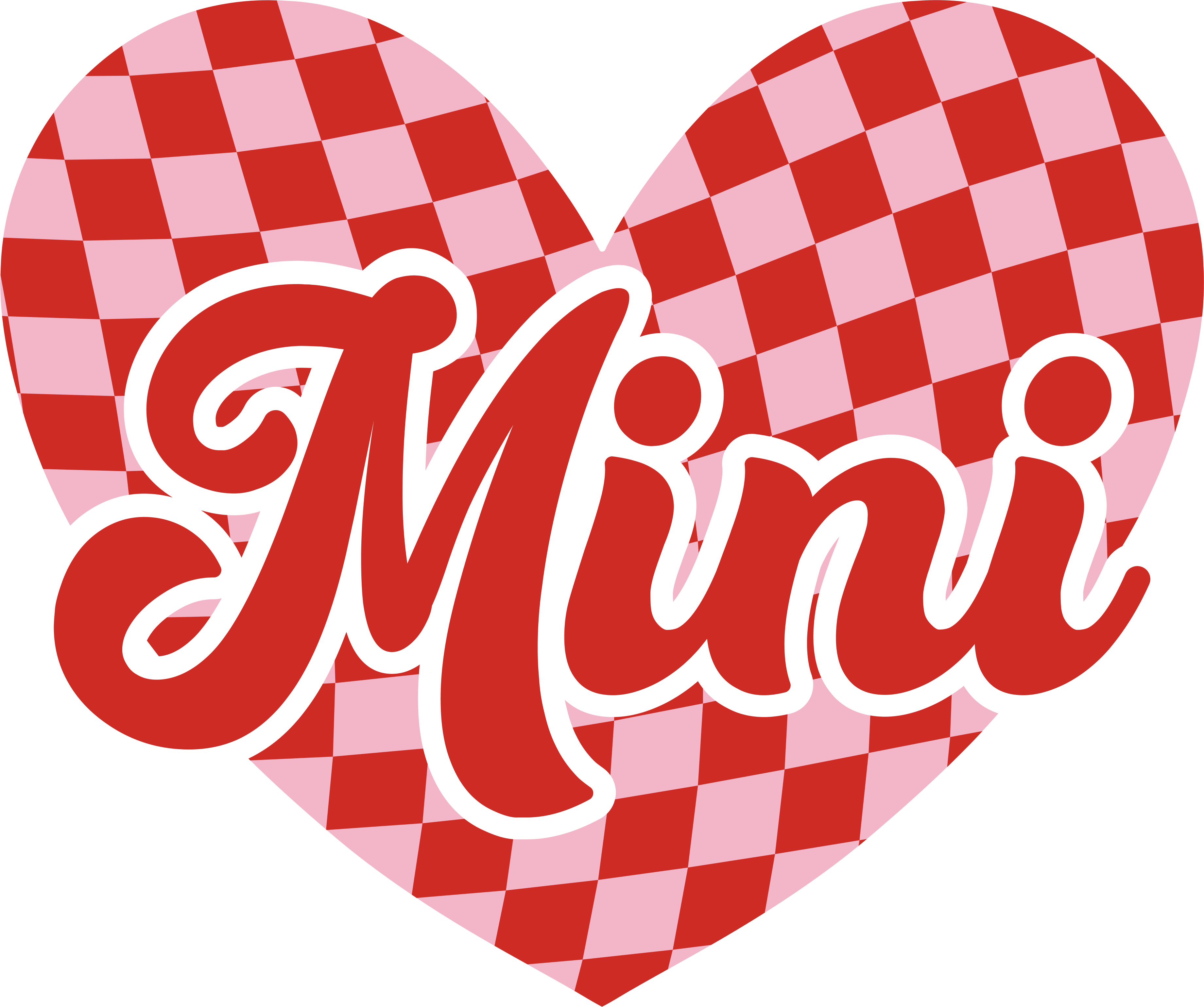 Retro Mini Heart DTF (direct-to-film) Transfer – Twisted Image Transfers