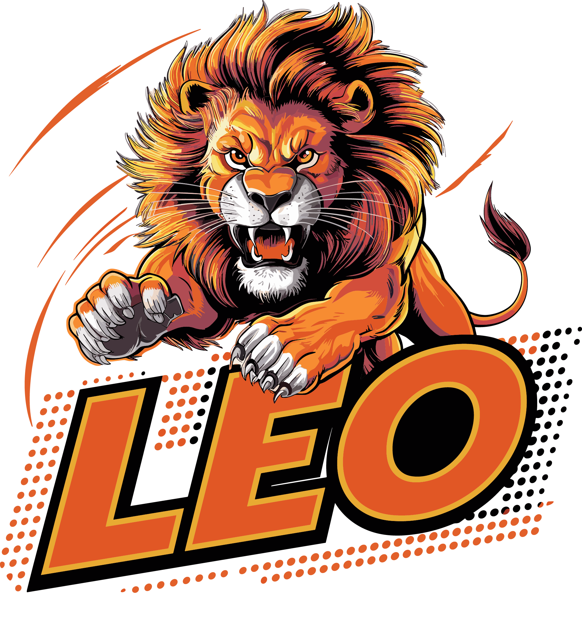 Roaring Lion Leo DTF (direct-to-film) Transfer – Twisted Image Transfers