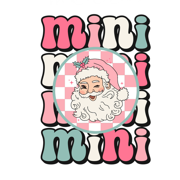 Santa Mini DTF (direct-to-film) Transfer – Twisted Image Transfers