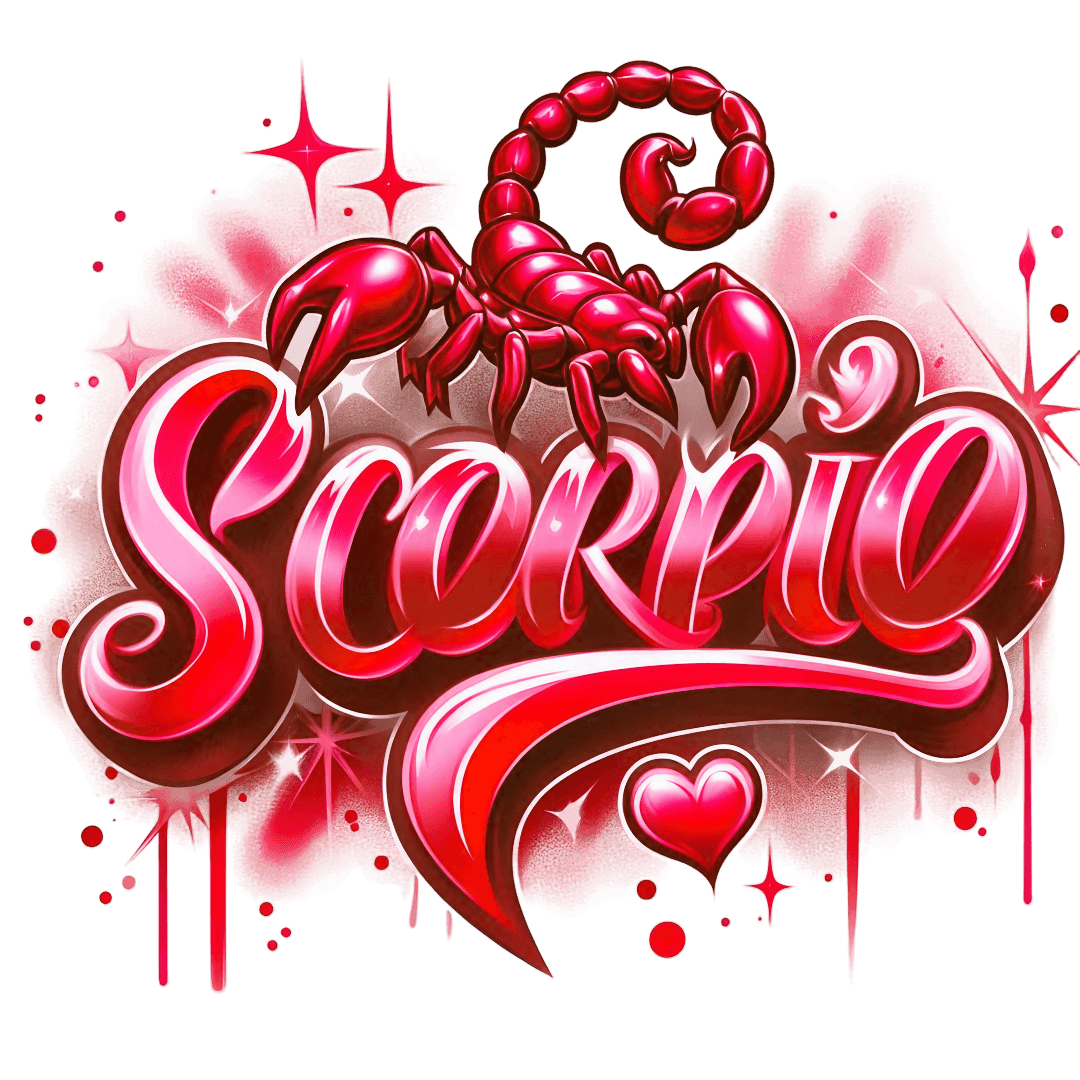 Scorpio 2 Red Zodiac DTF (direct-to-film) Transfer – Twisted Image ...