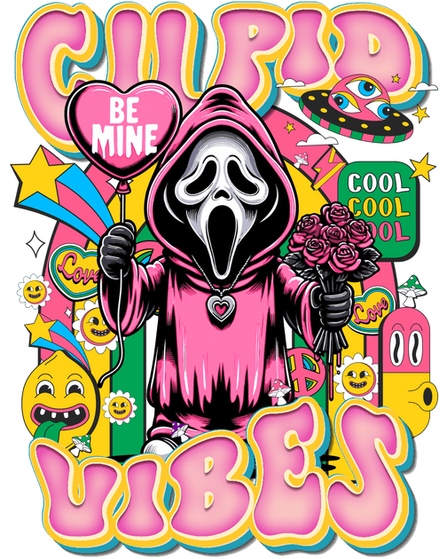 Scream Valentine Be Mine DTF (direct-to-film) Transfer – Twisted Image ...