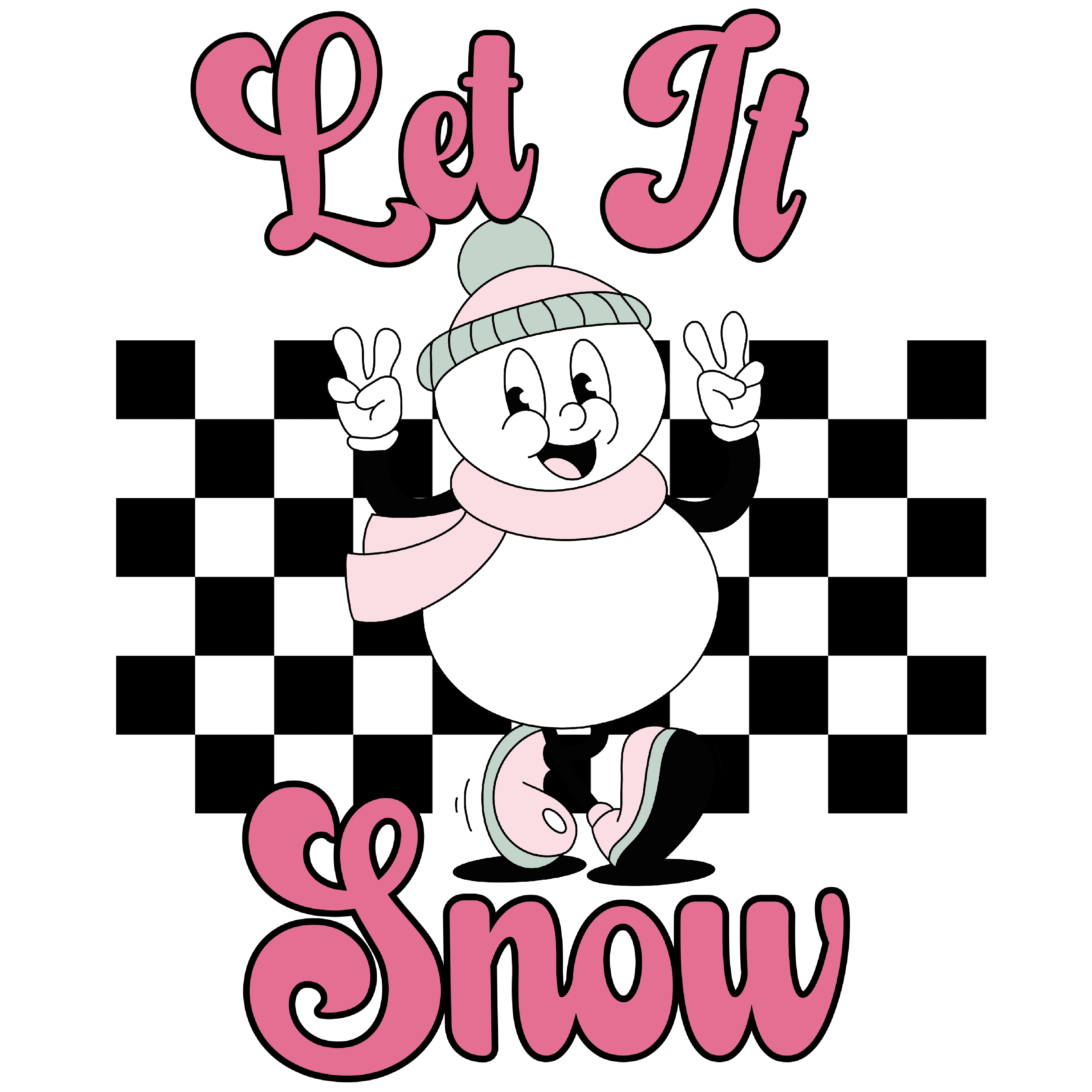 Snow DTF (direct-to-film) Transfer – Twisted Image Transfers