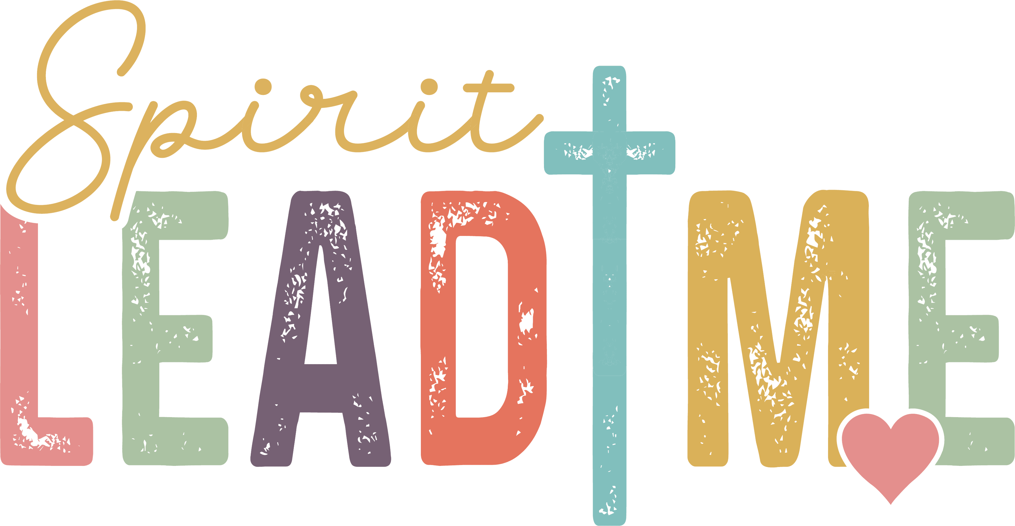 Spirit Lead Me Distressed DTF (direct-to-film) Transfer – Twisted Image ...