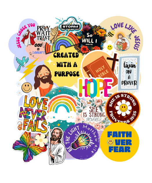 Spiritual Stickers DTF (direct-to-film) Transfer – Twisted Image Transfers