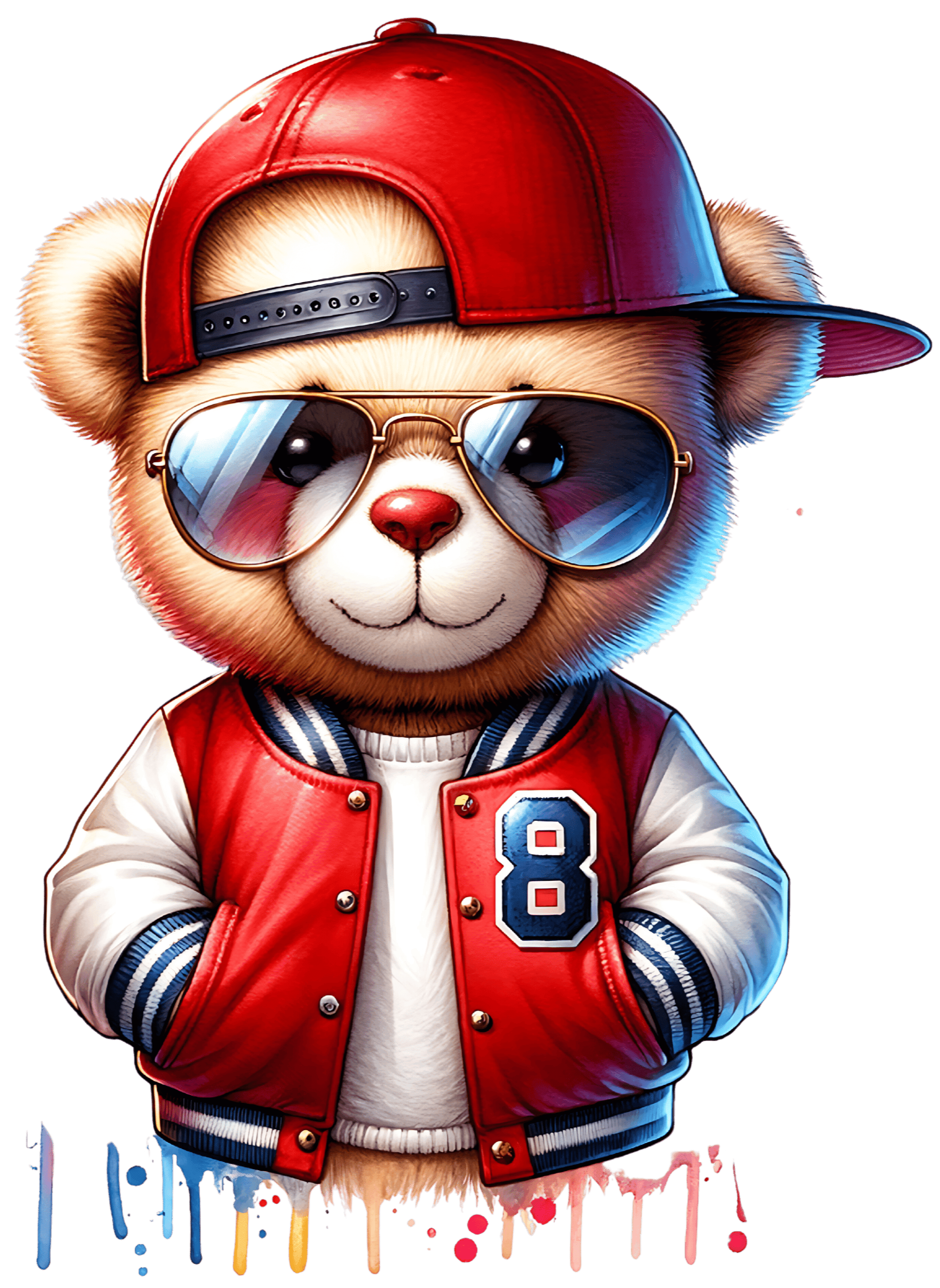 Street Wear Bear 12 DTF (direct-to-film) Transfer – Twisted Image Transfers