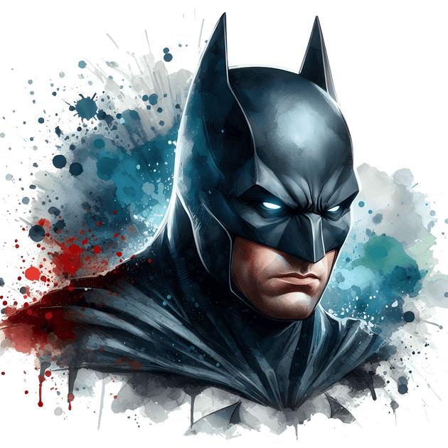 Superhero Batman Color Drip DTF (direct-to-film) Transfer – Twisted ...