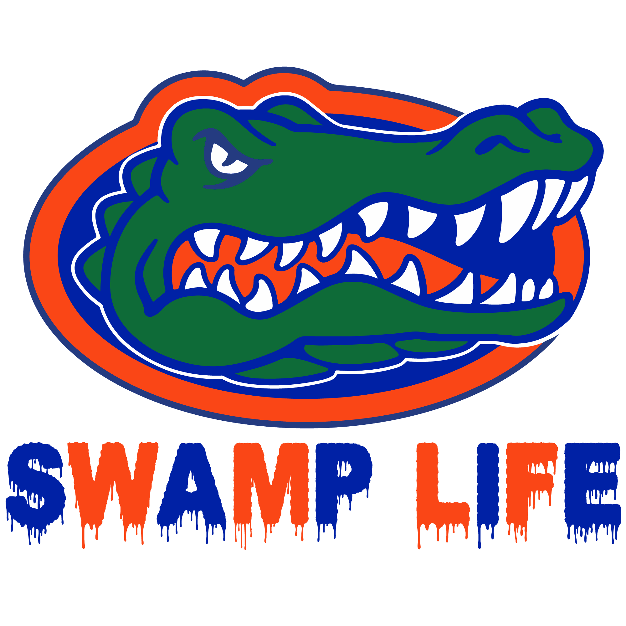 Swamp Life Color Drip DTF (direct-to-film) Transfer – Twisted Image ...