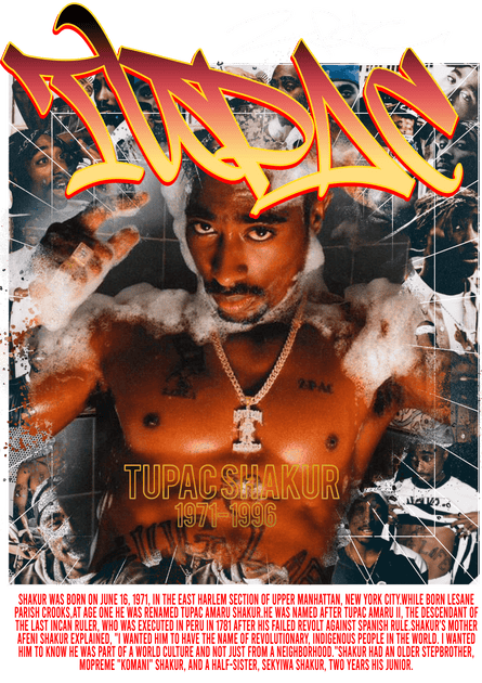 TUPAC12 copy DTF (direct-to-film) Transfer – Twisted Image Transfers