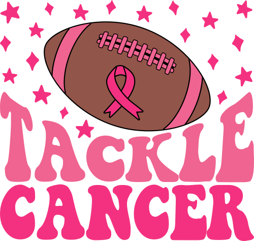 Tackle Cancer DTF (direct-to-film) Transfer – Twisted Image Transfers