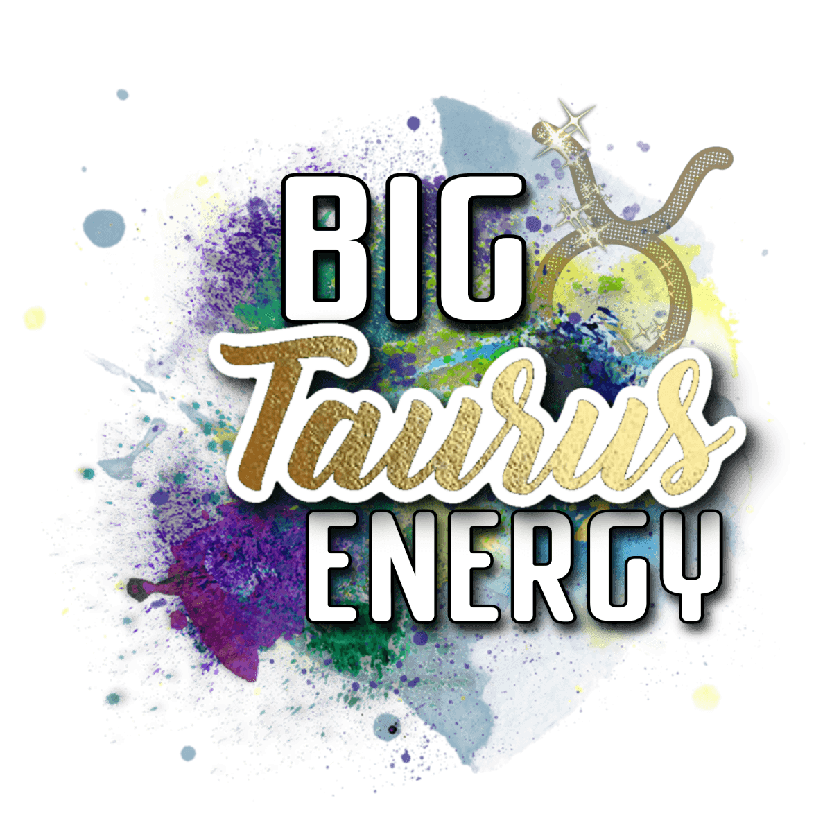 Taurus Big Energy Color Spots DTF (direct-to-film) Transfer – Twisted ...