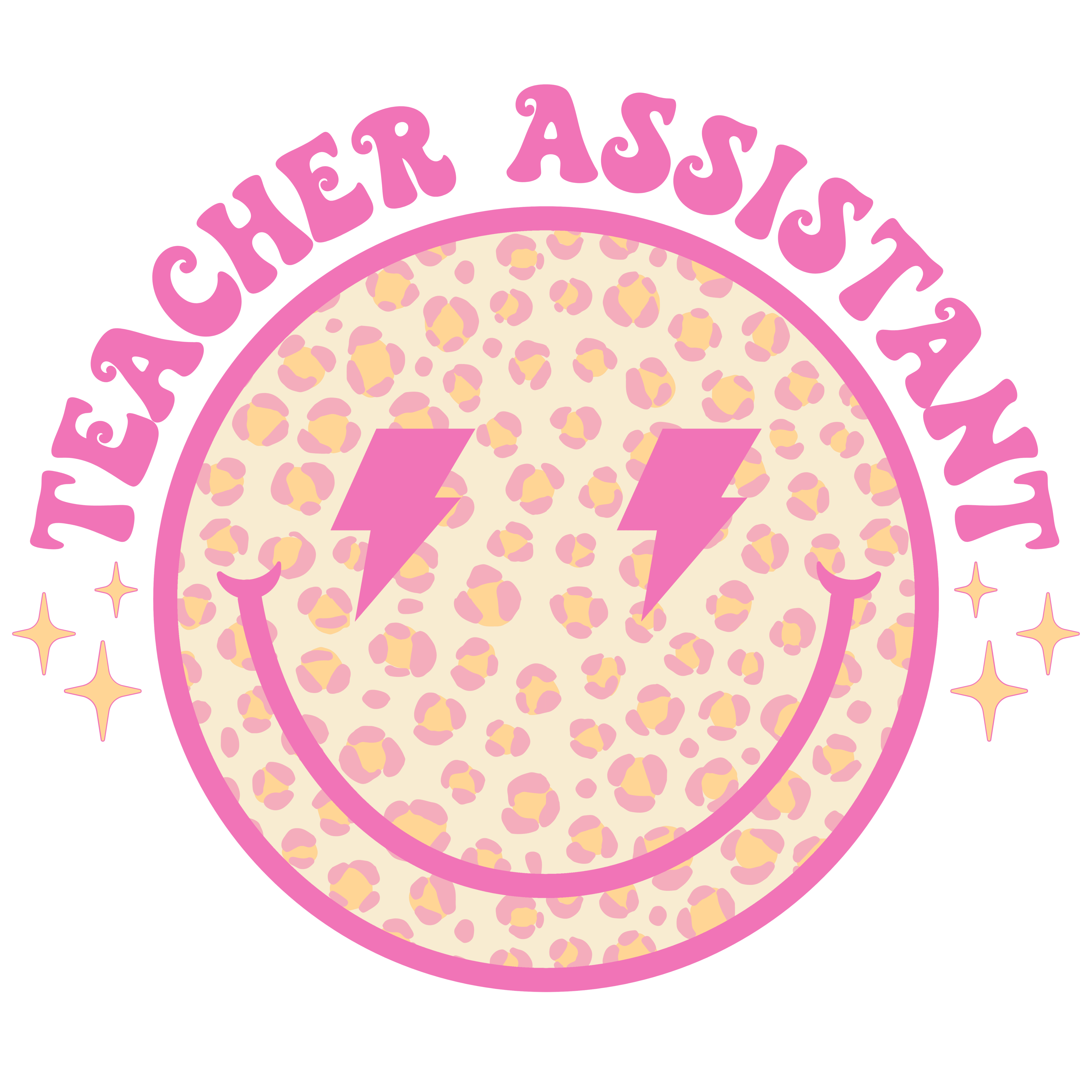 Teacher Assistant 1_2 DTF (direct-to-film) Transfer – Twisted Image ...