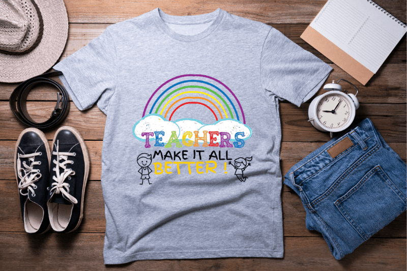 Teachers Make It All Better DTF (direct-to-film) Transfer – Twisted ...