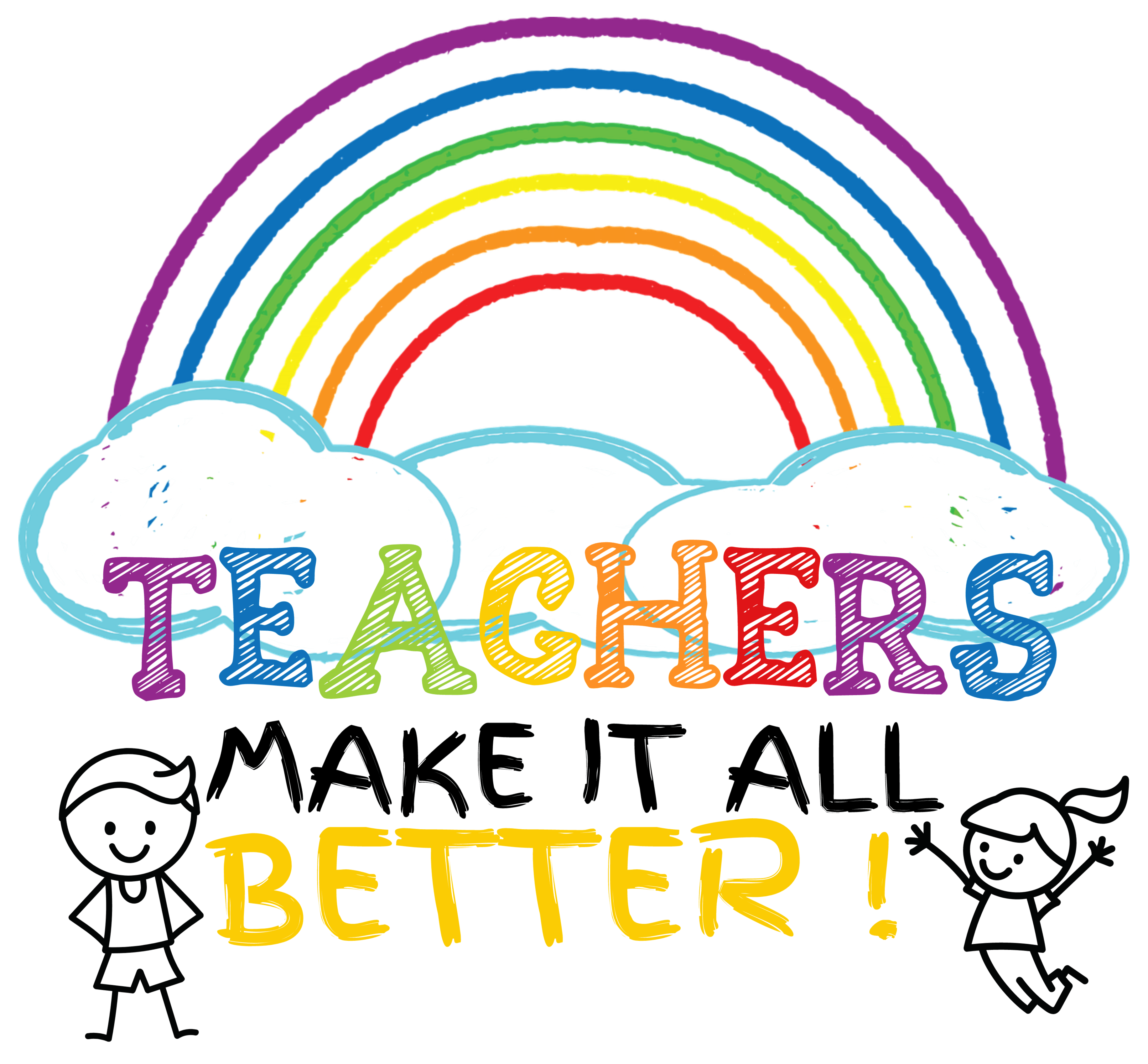 Teachers Make It All Better DTF (direct-to-film) Transfer – Twisted ...