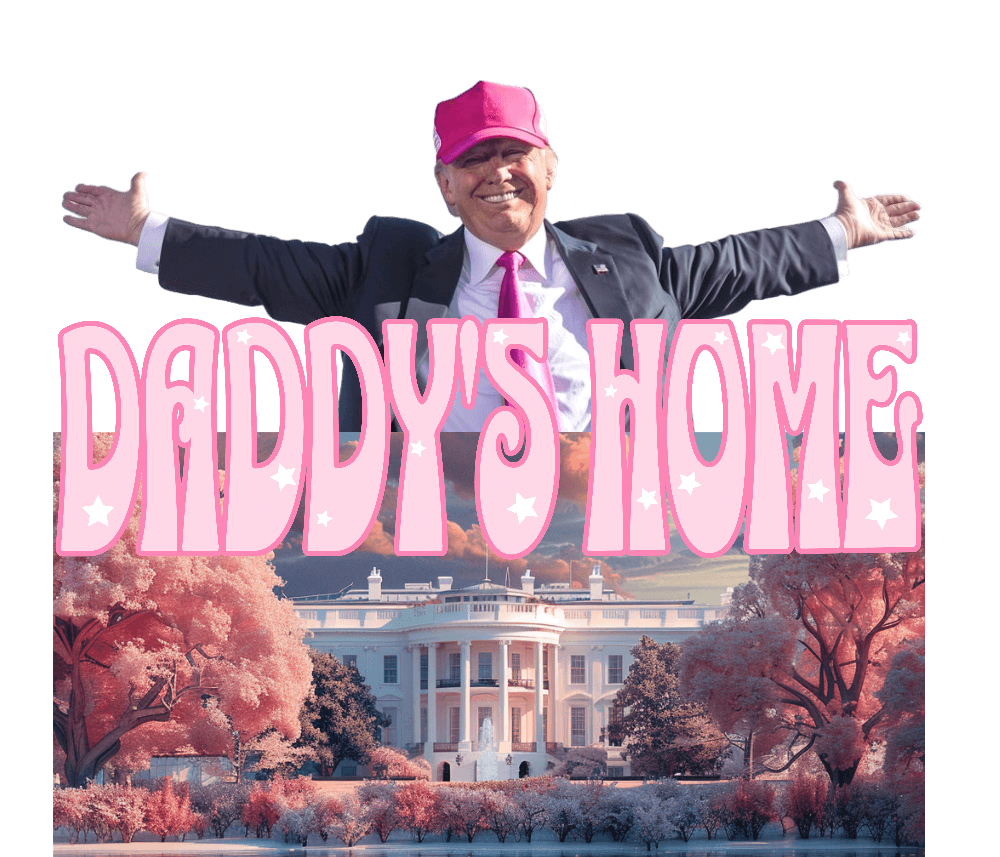 Trump Daddy's Home DTF (direct-to-film) Transfer – Twisted Image Transfers