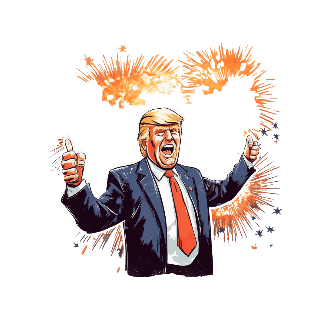 Trump Orange DTF (direct-to-film) Transfer – Twisted Image Transfers