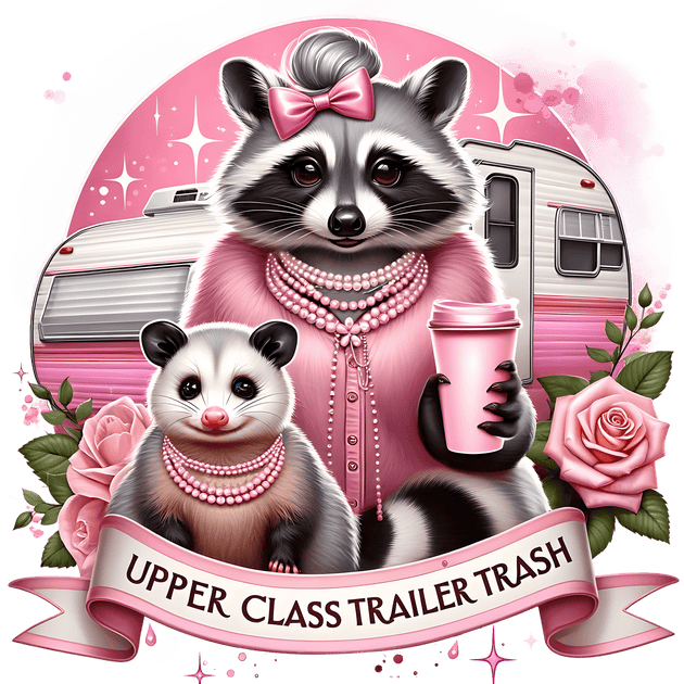 Upper Class Trailer Trash DTF (direct-to-film) Transfer – Twisted Image ...