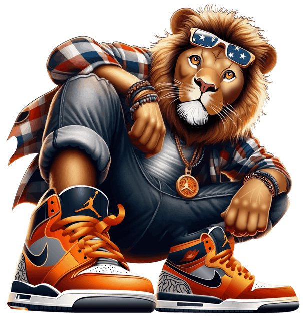 Lion King Orange Nikes DTF (direct-to-film) Transfer – Twisted Image ...