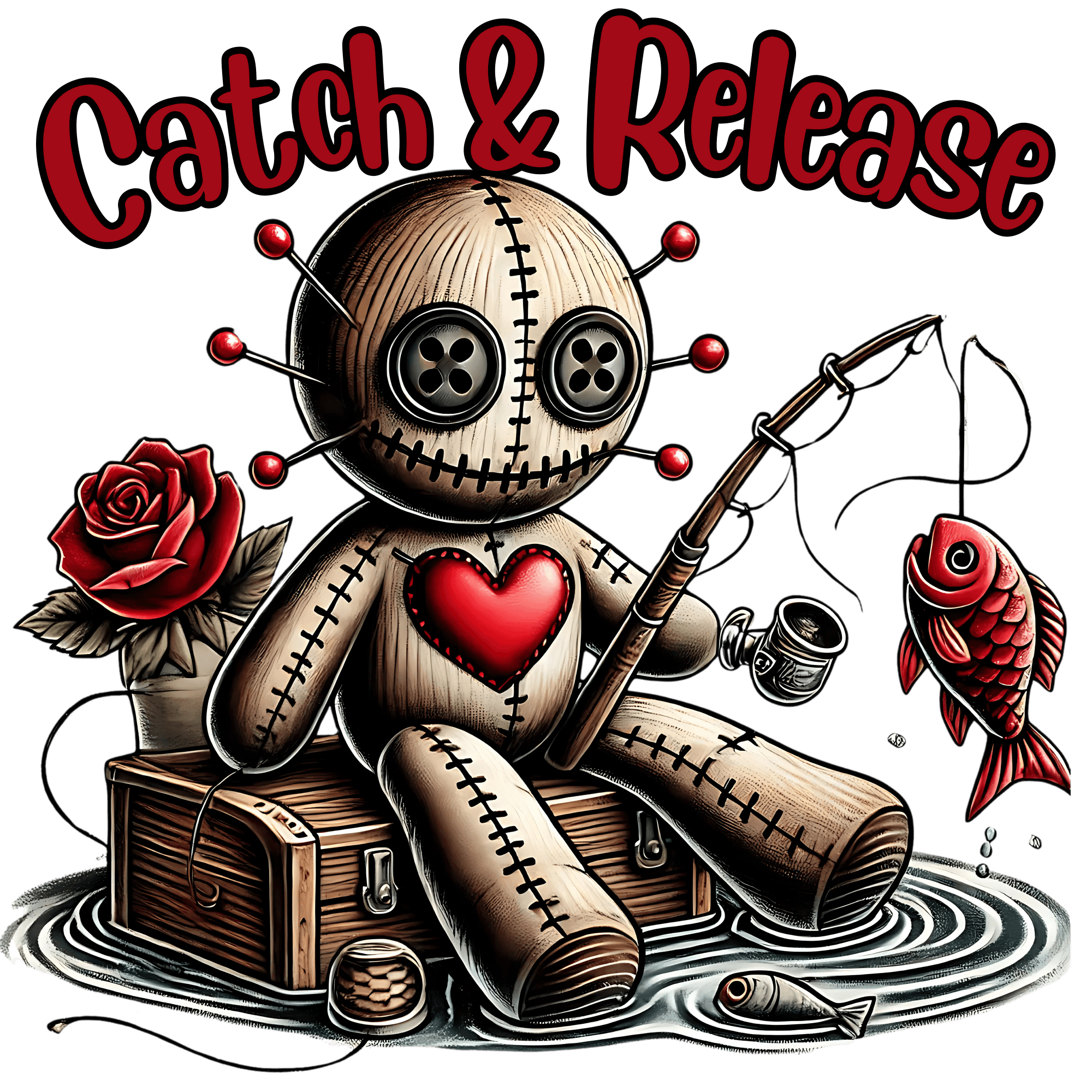 Voodoo Fishing DTF (direct-to-film) Transfer – Twisted Image Transfers