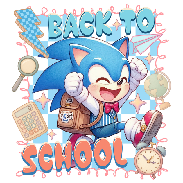 Winking School Sonic DTF (direct-to-film) Transfer – Twisted Image ...