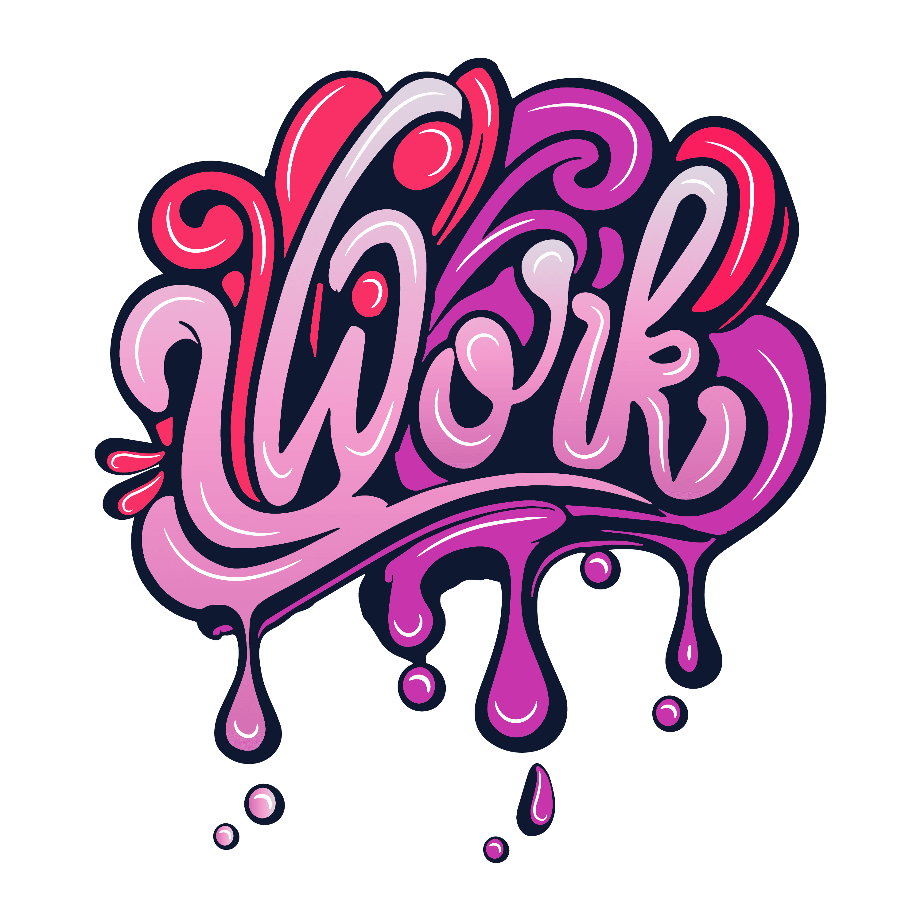 Work in Purple Color Drip DTF (direct-to-film) Transfer – Twisted Image ...