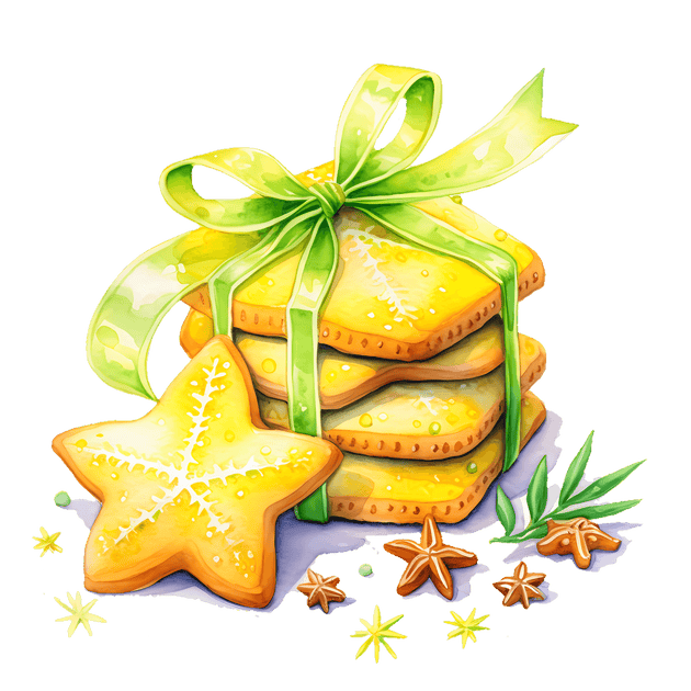 Yellow Star Cookies Wrapped DTF (direct-to-film) Transfer – Twisted ...