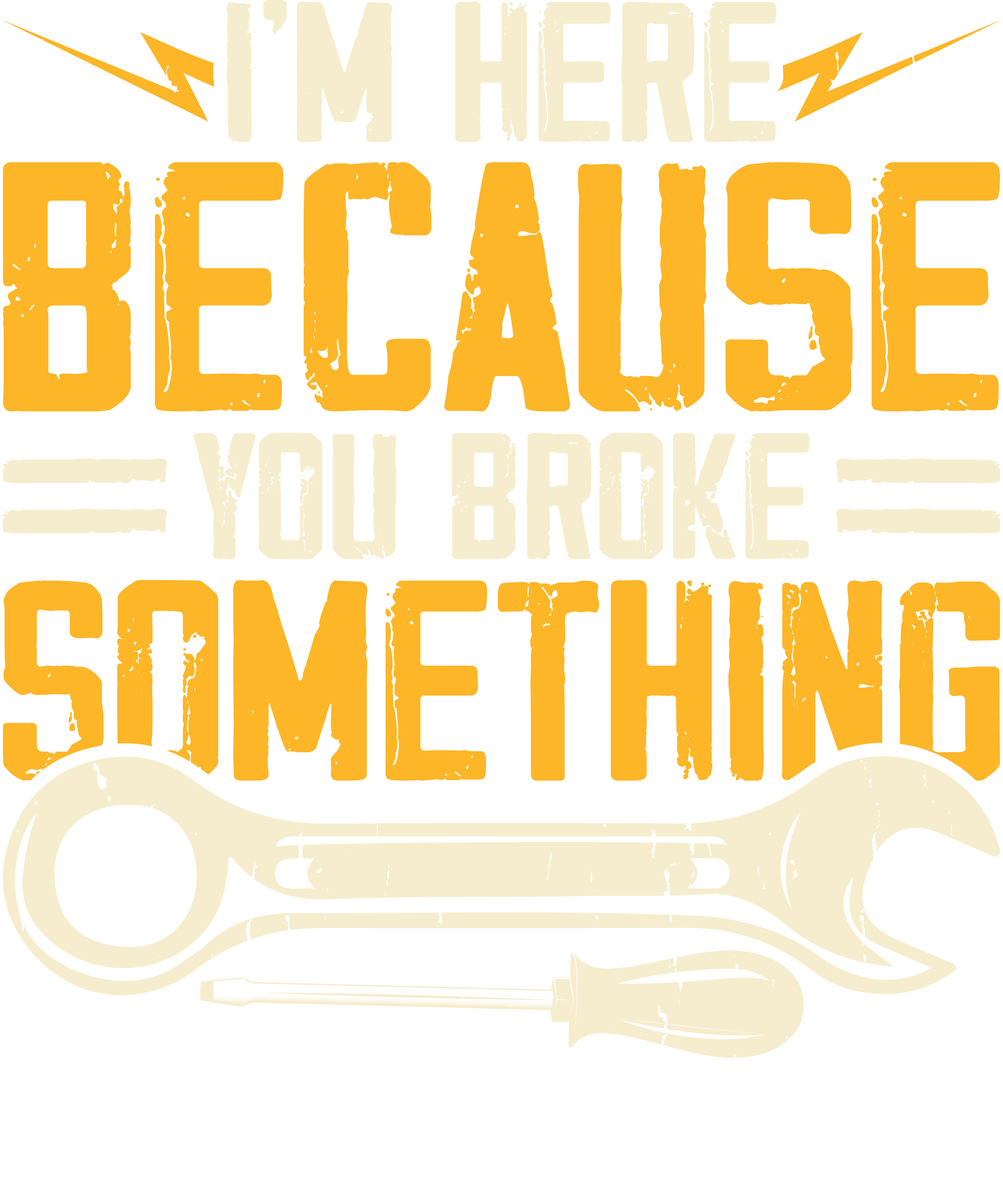 You Broke Something Font DTF (direct-to-film) Transfer – Twisted Image ...