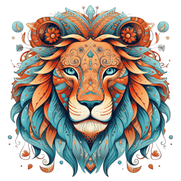 Zodiac Leo Lion Two Colors DTF (direct-to-film) Transfer – Twisted ...