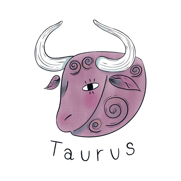 Zodiac Purple Taurus DTF (direct-to-film) Transfer – Twisted Image ...