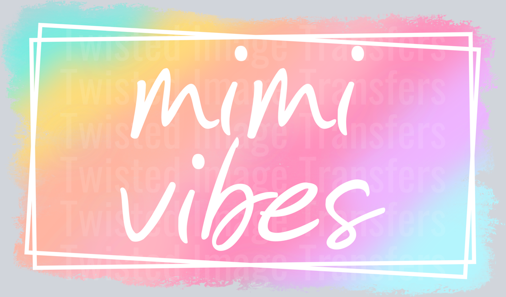 Mimi Vibes Pastel Watercolor DTF (direct-to-film) Transfer – Twisted ...