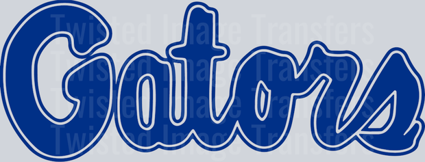 Gators In Blue Font DTF (direct-to-film) Transfers – Twisted Image ...