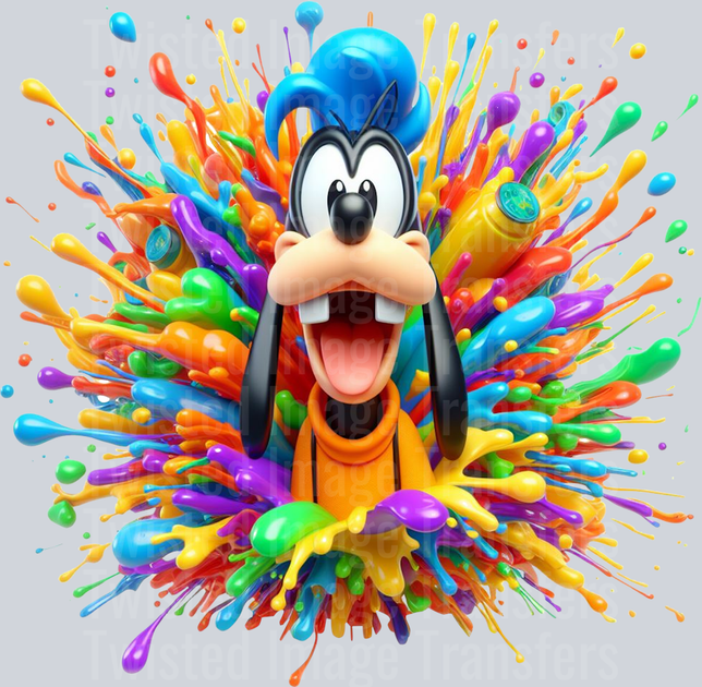 Goofy Color Drip Colorful DTF (direct-to-film) Transfer – Twisted Image ...