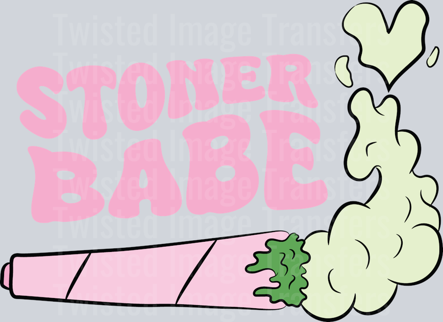 Stoner Girl 420 38 DTF (direct-to-film) Transfer – Twisted Image Transfers