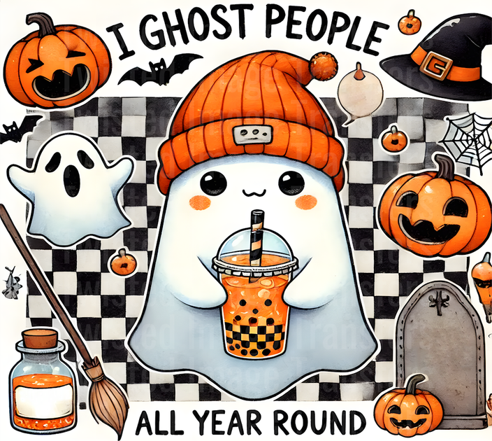 I Ghost People Halloween – Twisted Image Transfers
