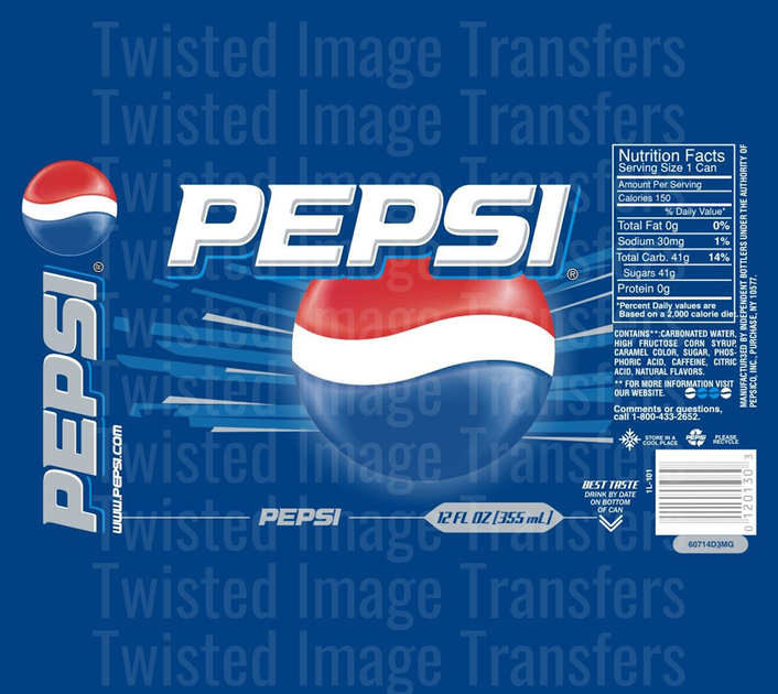 Pepsi 1 – Twisted Image Transfers