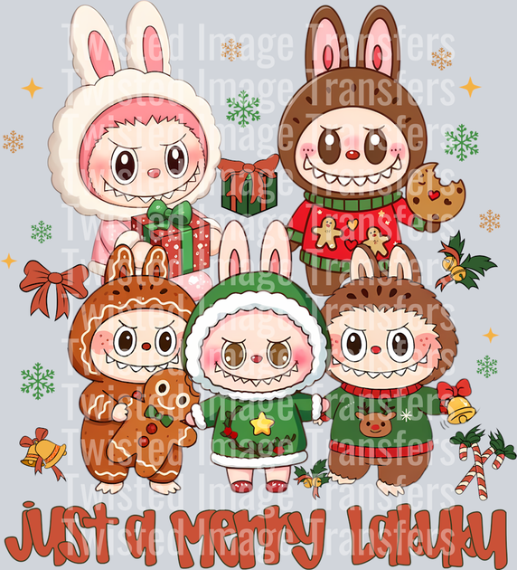 Just a Merry Dolls DTF (direct-to-film) Transfer – Twisted Image Transfers