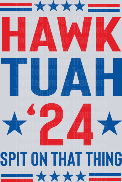 Hawk Tuah 24 – Twisted Image Transfers
