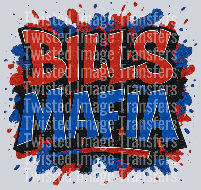 Bills Mafia Color Drip DTF (direct-to-film) Transfer – Twisted Image ...